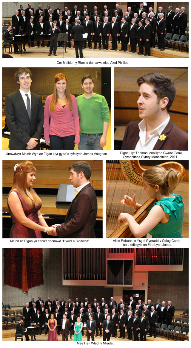 Cymry Manceinion Cyngerdd Gwyl Dewi